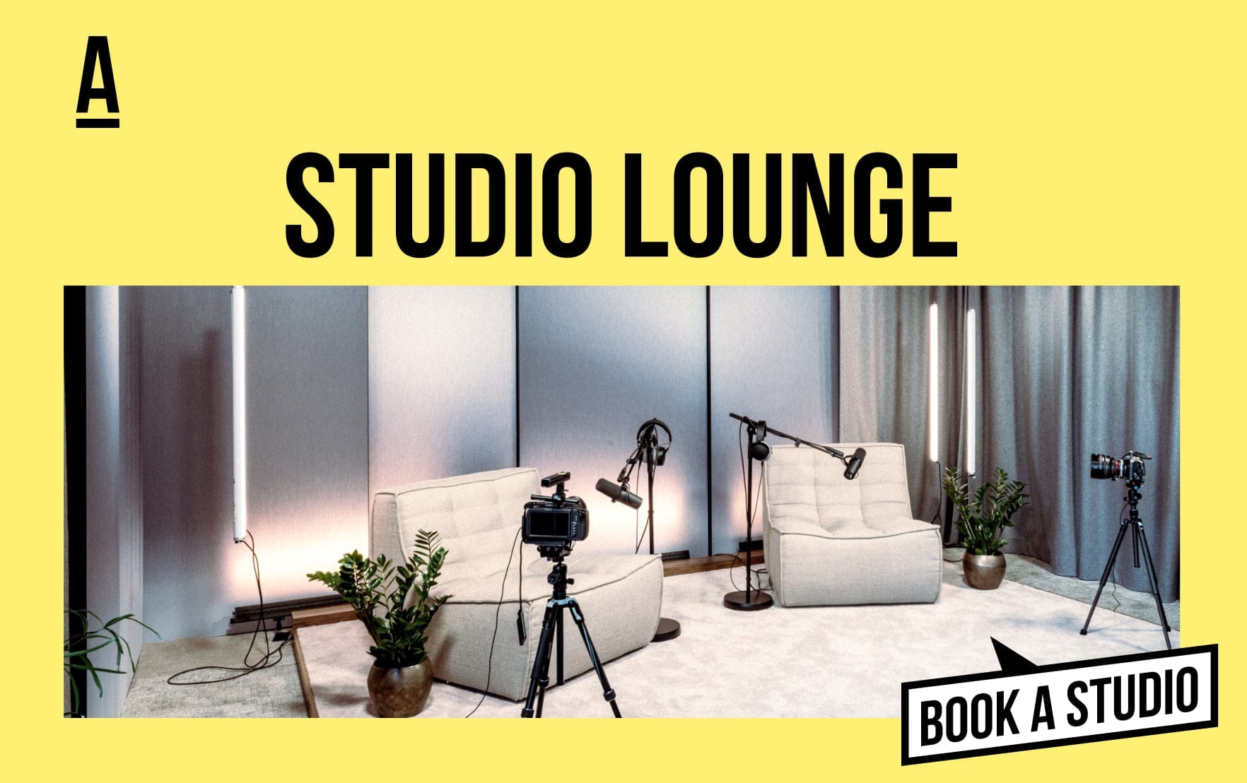 Podcast Studio Lounge Zürich – Audiokanzlei